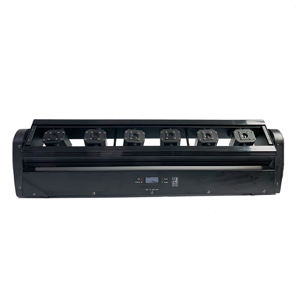 LED 6x500MW 6 Eyes Full Color Moving Laser Bar Light